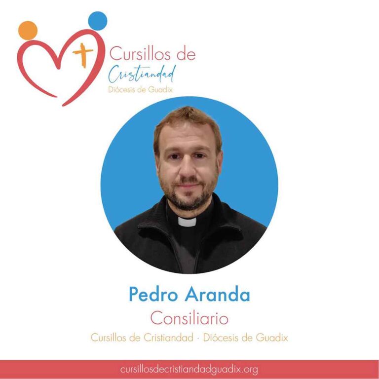 Carta de presentación de D. Pedro Aranda, consiliario de los Cursillos ...