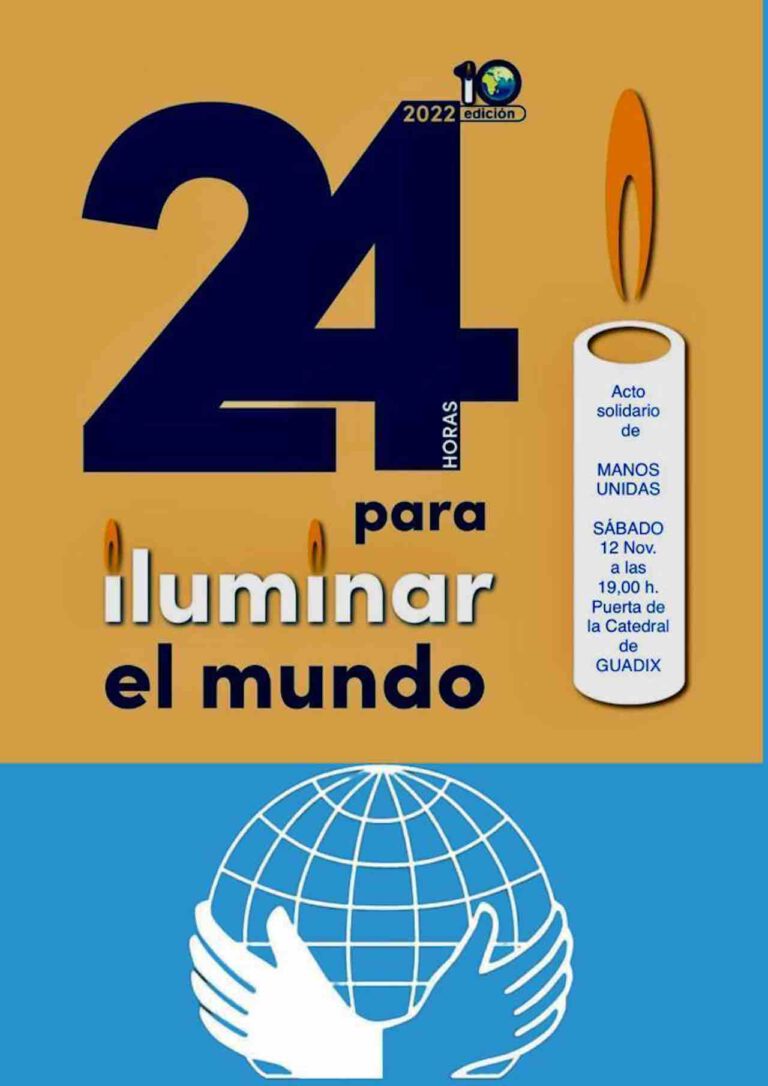 MANOS UNIDAS GUADIX organiza un acto solidario para iluminar el mundo ...
